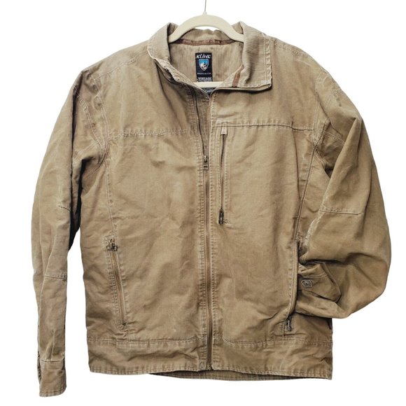 Kuhl | Jackets & Coats | Kuhl Mens Tan Collared Bur Lined Denim Classic ...